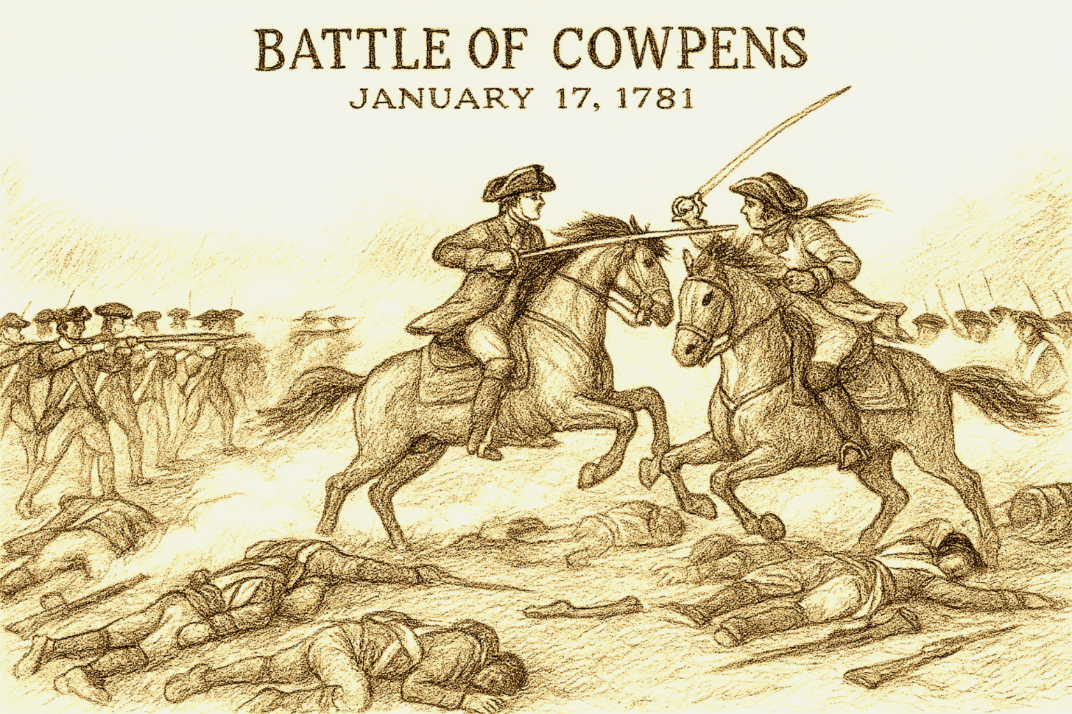 Battle of Cowpens – Face about! Give them one good fire, and the victo ...
